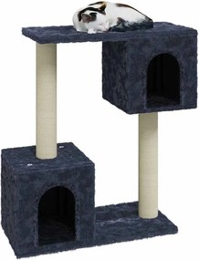 Škrabadlo pro kočky se sisalovými sloupky tmavě šedé 60 cm 171432