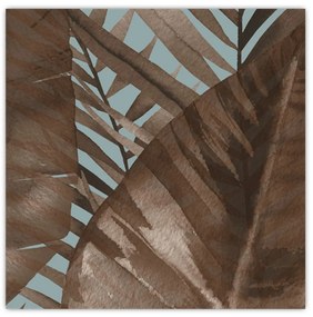 Obraz - Palmové listy, aquarel (30x30 cm)