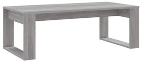 Konferenční stolek šedý sonoma 102x50x35 cm kompozitní dřevo - Default Title