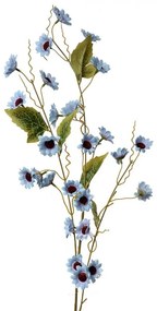Dekorace umělá květina s modrými květy - 25*6*107 cm