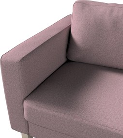 Potah na pohovku IKEA  Karlstad 3-místná, nerozkládací, krátký barva růžová látka pletený vzor