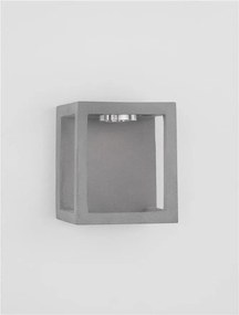 NV 9540214 Venkovní nástěnné svítidlo BEV šedý beton skleněný difuzor LED 5W 3000K 120-230V IP65 - NOVA LUCE