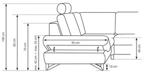 Sedací souprava AVESTA III | 272x272 cm | rozkládací + úložný prostor | spaní na pravé straně | VÝBĚR TKANIN