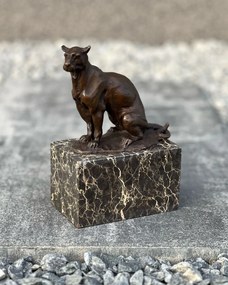 Bronzová socha soška - PANTER