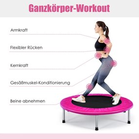 Costway Ø 97 cm skládací trampolína mini skládací trampolína pro děti přenosná