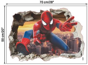 Samolepka na zeď "Spider-man 4" 50x70 cm