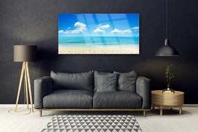 akrylový obraz Moře Modré Nebe 120x60 cm