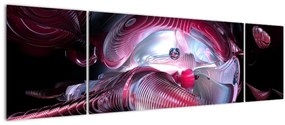 Obraz - Abstrakce, vesmírní červi (170x50 cm)