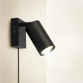 Solight WO3002-B Nástěnná lampička CELE černá / 1x GU10