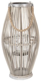 Dřevěná lucerna Lilli -  Ø 25*50 cm
