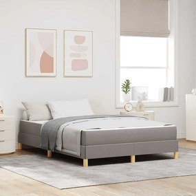 Postel s boxspringem Taupe 160 x 200 cm textil 3398581