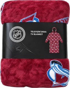 Mikinová televizní deka NHL Colorado Avalanche - vel. M