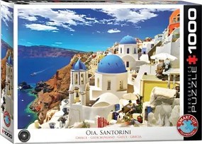 EUROGRAPHICS Puzzle Oia, Santorini, Řecko / 1000 dílků / 67,6 x 48,9 c