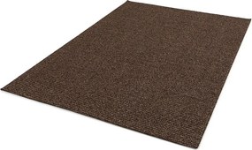 Tmavě hnědý pratelný koberec 80x150 cm Lumen Liso – Universal