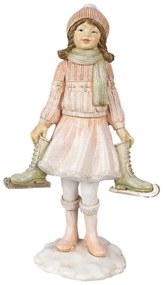 Figurka holčičky s bruslemi – 21 cm