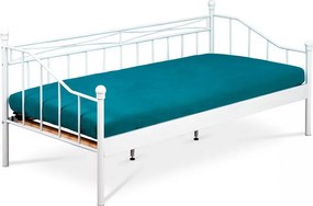 Autronic Kovová postel BED-1905 WT, 90x200, bílá