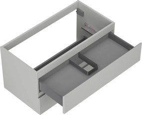 Mexen Orio, koupelnová skříňka 90 cm, 2 zásuvky, šedá matná, 91A10-09047-2-BFF62