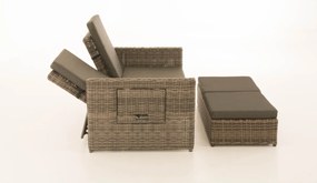 Pohovka Ancona Anthrazit 5mm – šedá-meliert