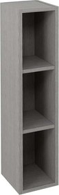 Sapho Espace - Otevřená policová skříňka 20x94x22 cm, dub stříbrný ESC130-1111