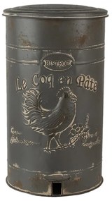 Vintage odpadkový koš Le Coq en Pate – 27x45 cm