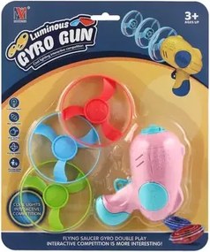 TEDDIES Vystřelovací vrtulka se startérem 3 ks / Plast / Na kartě / od