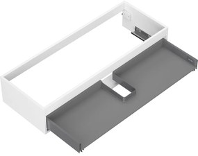 Mexen Box-A, závěsná skříňka 120 cm, 1 zásuvka, bílá matná, 91AX0-1200-235-1-01