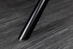 Designová otočná židle Maddison šedá kůže