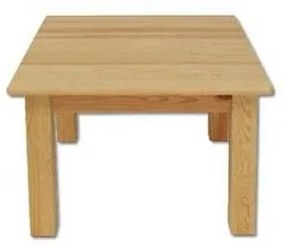 Drewmax ST109 - Konferenční stolek z masivní borovice 76x76x46cm - Olše