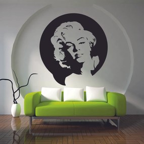 Samolepka na zeď - Marilyn Monroe 2 (56x60 cm) - PopyDesign