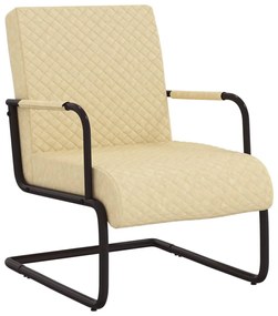 Konzolová židle krémová umělá kůže,  325782