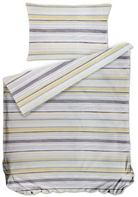 Bierbaum povlečení bavlněný satén 3327 Stripe Yellow 140x200/70x90 cm