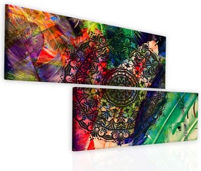 Malvis ® Obraz exotická mandala Velikost: 200x120 cm