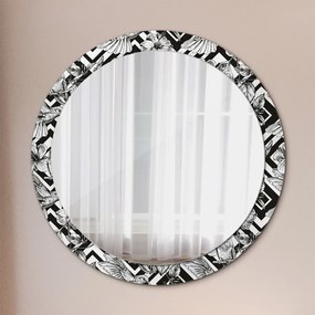 Kulaté dekorativní zrcadlo Kolibřík fi 90 cm