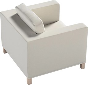 Potah na křesko IKEA Karlanda, krátký barva šedá látka sametová