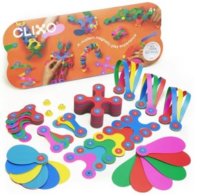 4L CLIXO: Magnetické bloky SUPER RAINBOW, 60 ks