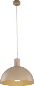 TK Lighting Béžový závěsný lustr Oslo pro žárovku E27 TK11010