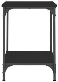 Konferenční stolek černý 40 x 40 x 55 cm kompozitní dřevo - Default Title