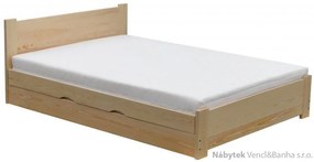 dřevěná jednolůžková postel s úložným prostorem Atena chalup