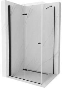 Mexen Lima skládací sprchový kout 70 x 110 cm, Průhledné, Černá - 856-070-110-70-00