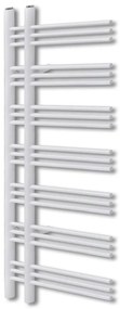 Žebříkový radiátor na ručníky - tvar E - ústřední topení | 600x1400 mm