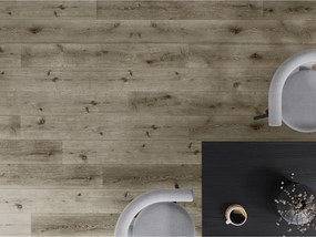 Mexen Kansas vinylové panely 1240 x 182 mm SPC 6,5 mm, podložka IXPE 1,5 mm, 4 V-drážka, Dub - F1032-1240-182-505-4V1-01