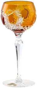 Sklenice na víno Frost, barva amber, objem 190 ml