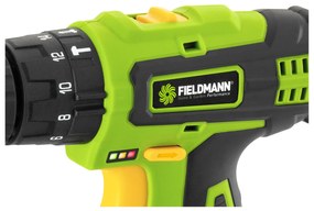 Fieldmann FDV 10352-55AR Aku vrtačka Li-Ion 14,4 V / 2000 mAh vrtačka s funkcí příklepu, Celkem 55 ks příslušenství, Praktický plastový kufřík, LED