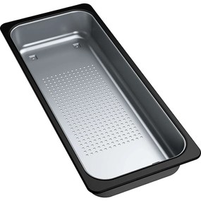 Franke - Odkapávací miska pro dřezy, 181x431x59 mm, nerez/černý plast 112.0520.497