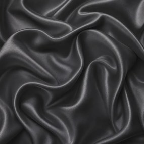 Hedvábný povlak na polštář 40x80cm tmavě šedý: 40x60cm