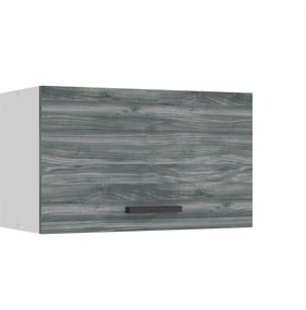 Kuchyňská skříňka Belini Premium Full Version nad digestoř 60 cm šedý antracit Glamour Wood TOR SGP60/0/WT/GW/0/B1/PP
