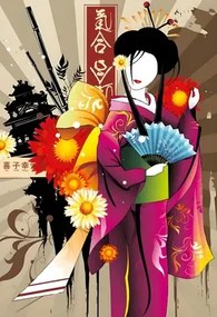 MAGNOLIA Puzzle Geisha (3501) / 1000 dílků / 48 x 68 cm