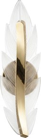 Toolight Rea, NÁSTĚNNÉ LED SVÍTIDLO G182-W GOLD, OSW-07814