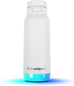 HidrateSpark PRO 2 chytrá lahev s brčkem, 950 ml bílá
