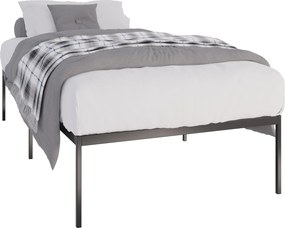 Kovová postel Fargo 200x100x42 cm – černá